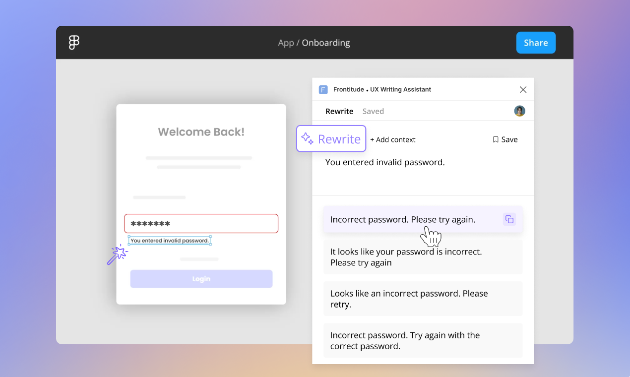 Frontitude | One place for your product copy from design to production